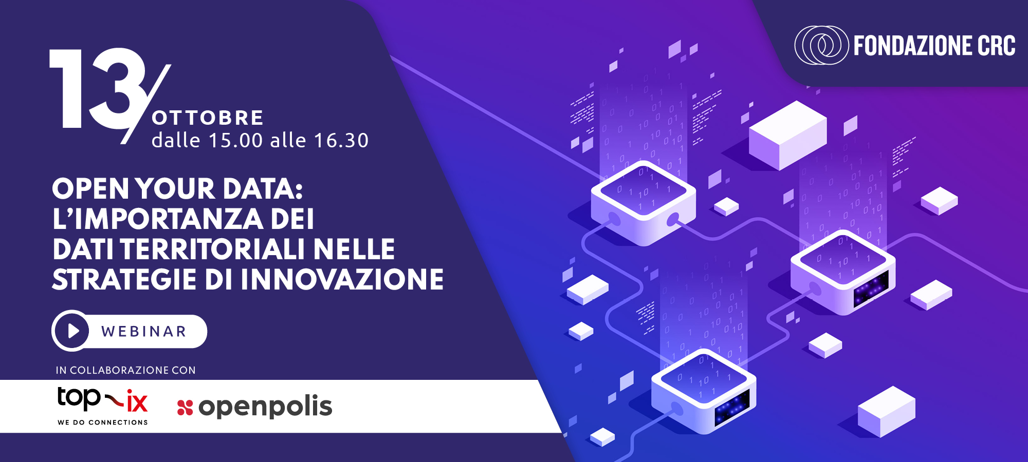 Presentazione della ricerca "Open your data" - Fondazione CRC